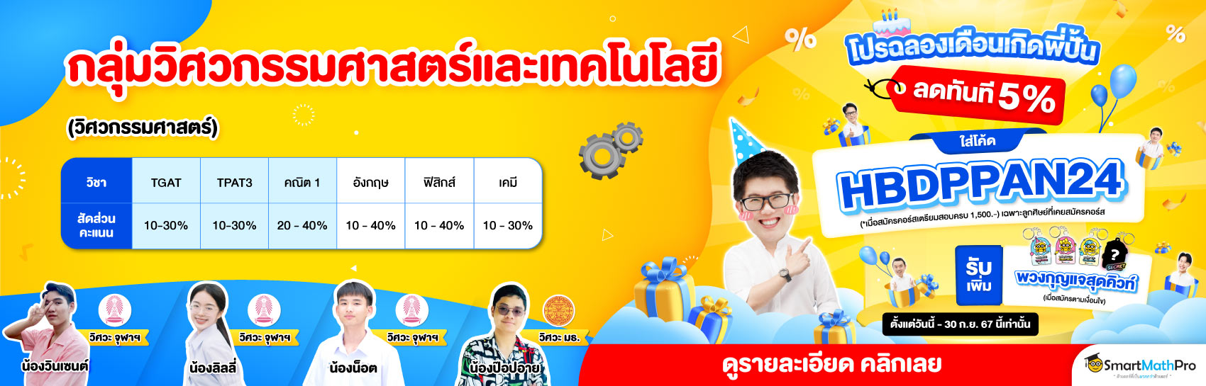 กลุ่มคณะวิศวกรรมศาสตร์ - SmartMathPro Online